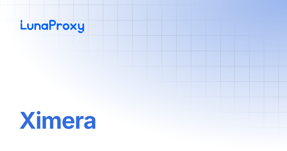 Ximera | doc.lunaproxy