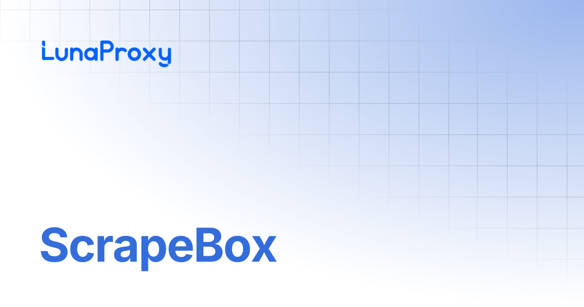 ScrapeBox | doc.lunaproxy